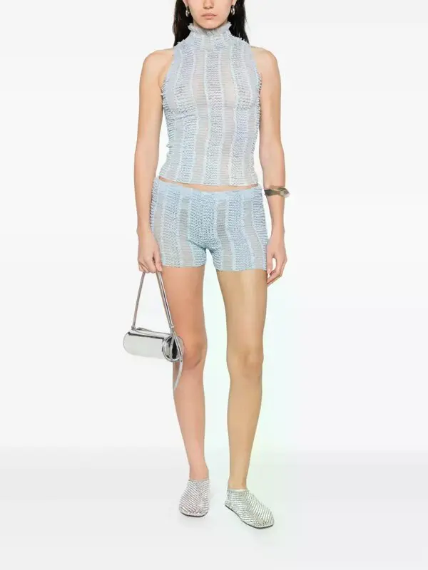 ROBERTA EINER Ruffled High-neck Top