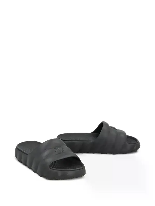 Moncler Lilo Logo-patch Quilted Slides