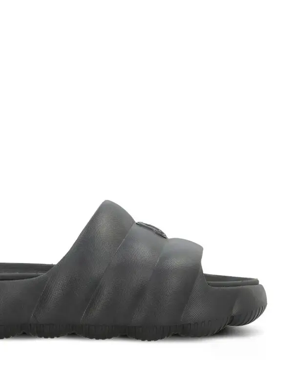 Moncler Lilo Logo-patch Quilted Slides