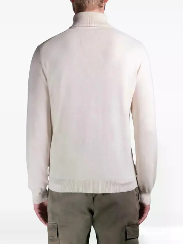 MOORER Cashmere-silk Blend Roll-neck Sweater