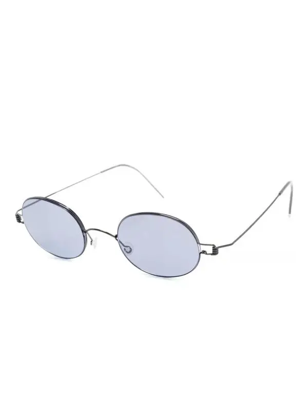 LINDBERG 8217 Oval-frame Titanium Sunglasses