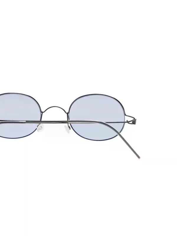 LINDBERG 8217 Oval-frame Titanium Sunglasses