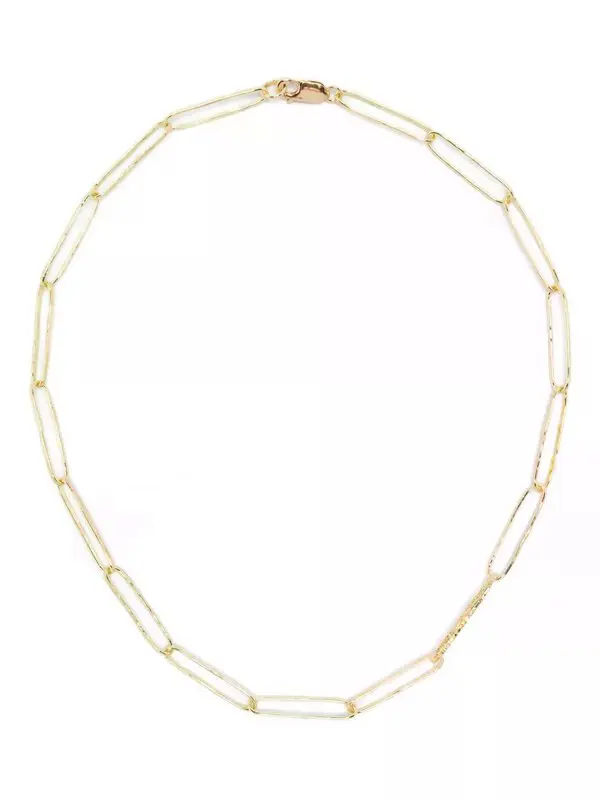 WOUTERS & HENDRIX 18k Yellow Hammered-link Necklace - Gold