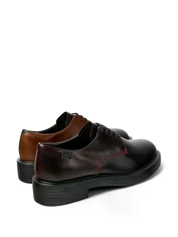 Camper Leather Derby Shoes - Black
