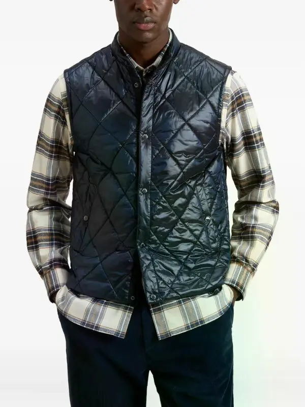 Woolrich Diamond-quilted Vest - Blue