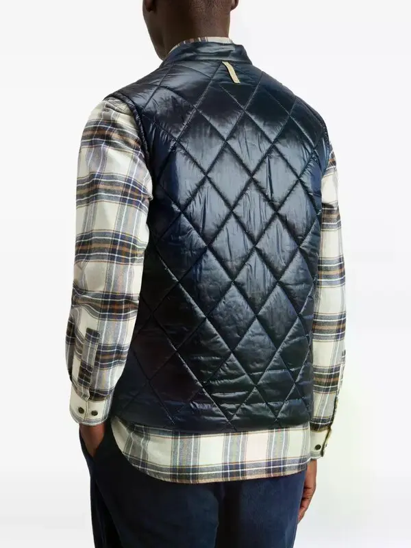 Woolrich Diamond-quilted Vest - Blue