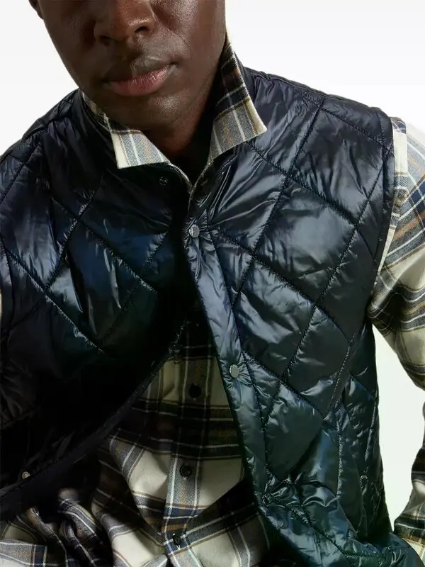 Woolrich Diamond-quilted Vest - Blue