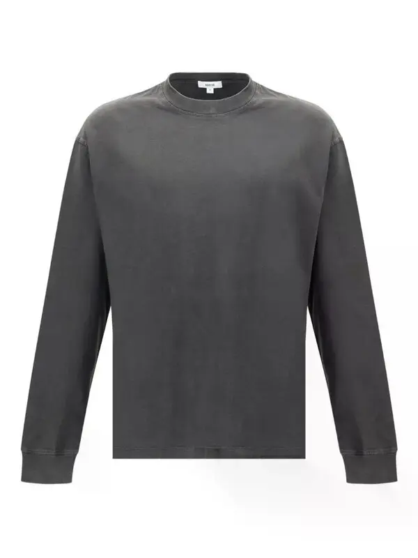 AGOLDE Long-sleeve Drop-shoulder T-shirt - Grey