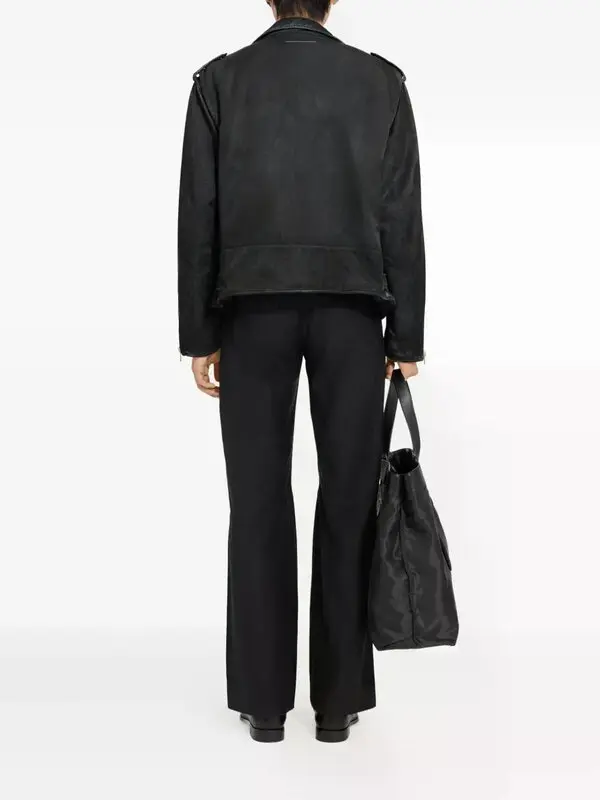 MAISON MARGIELA Asymmetrical-zip Biker Jacket
