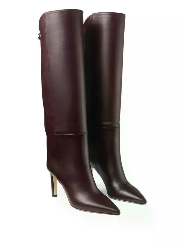 JIMMY CHOO Alizze 85mm Knee-high Boots - Brown