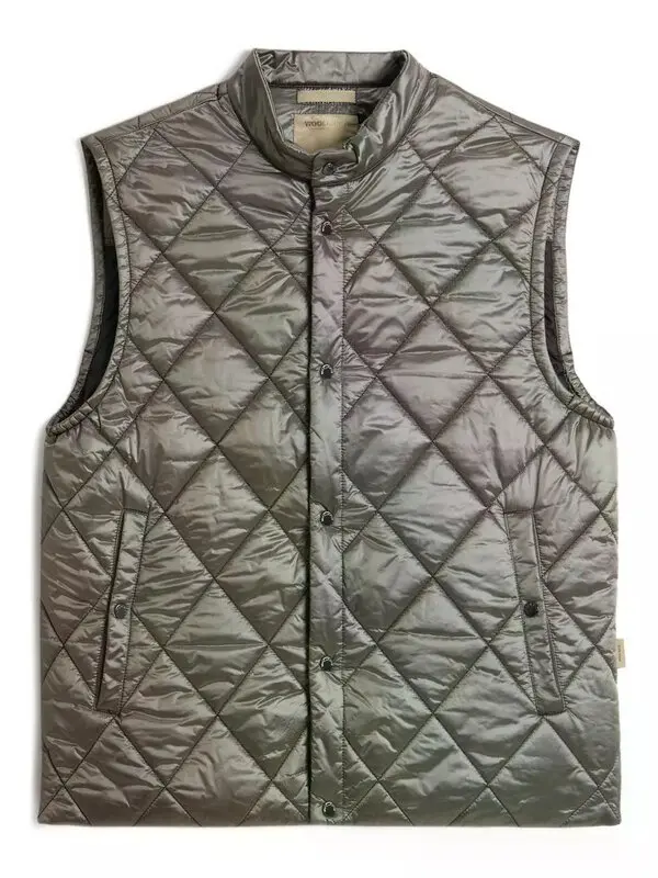 Woolrich Diamond-quilted Vest - Grey