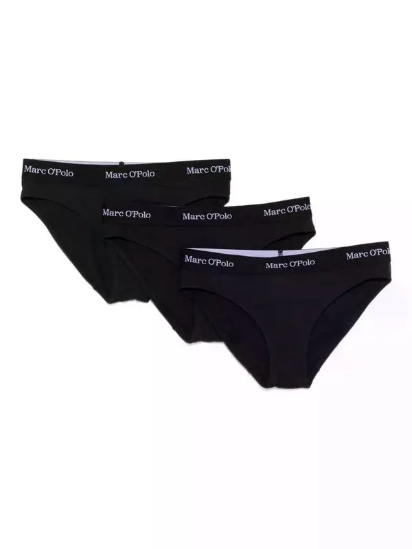 Marc O'polo Logo-waist Briefs - Black