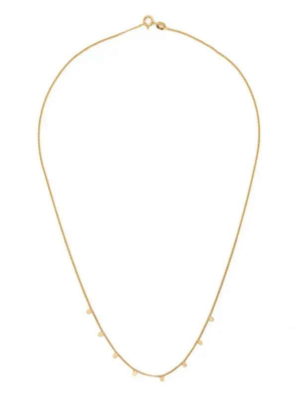 WOUTERS & HENDRIX 18k Hammered Charm Necklace - Gold