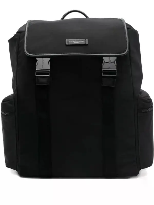 GIANNI CHIARINI Oslo Buckle-fastening Backpack - Black