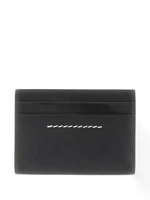 MAISON MARGIELA Cardholder Logo-plaque Wallet - Black