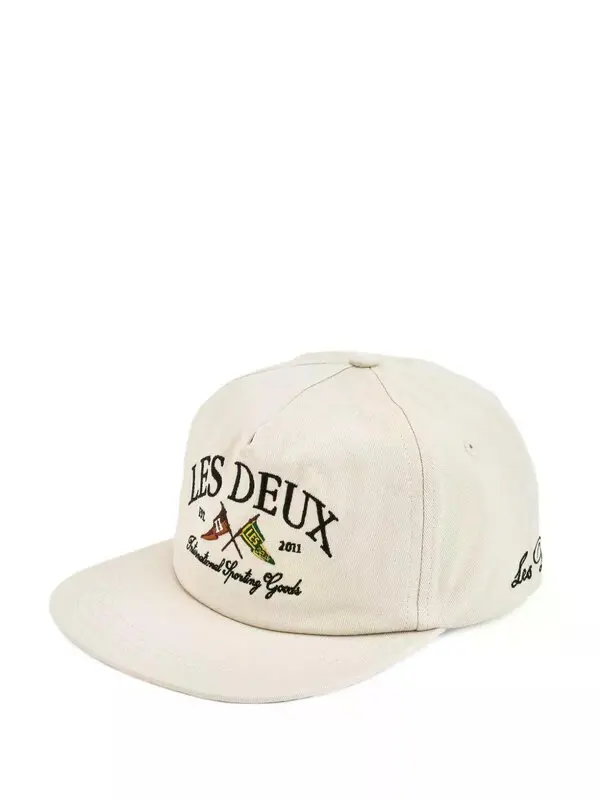 LES DEUX Embroidered-logo Baseball Cap - White