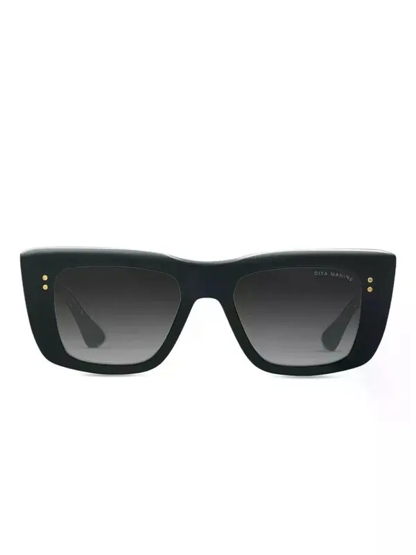 Dita Mahine Embellished Square Sunglasses - Black