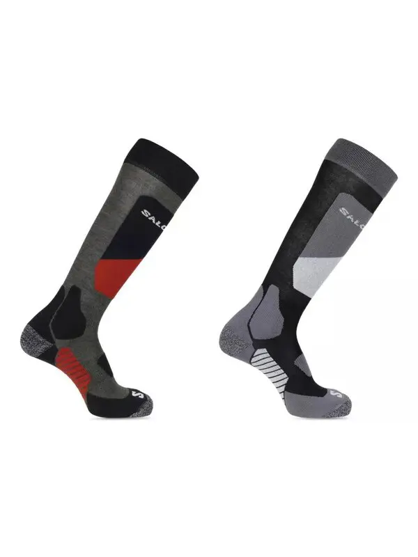 SALOMON Panelled Socks - Black