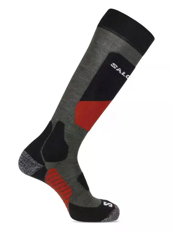 SALOMON Panelled Socks - Black