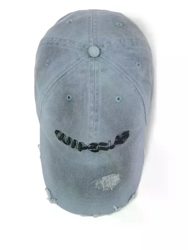 Camper Distressed-effect Baseball Cap - Grey