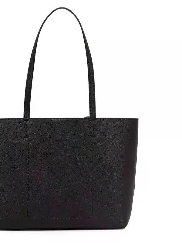 Dkny Logo-plaque Tote Bag - Black