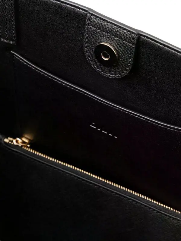 Dkny Logo-plaque Tote Bag - Black