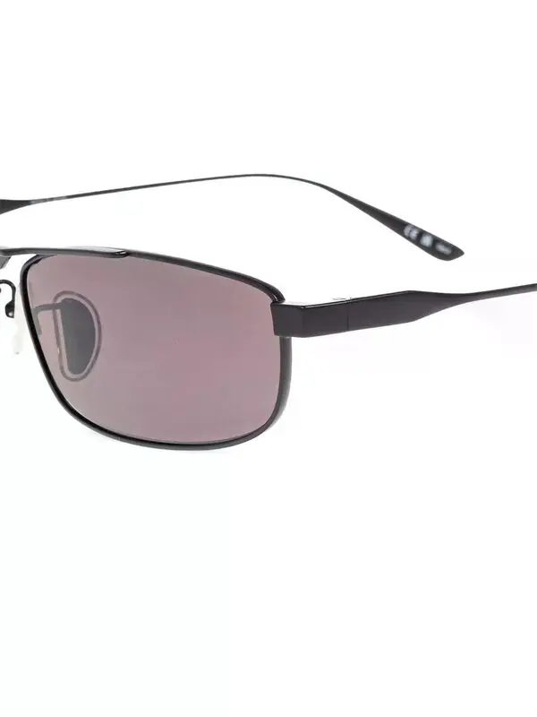 Balenciaga Rectangular-frame Sunglasses - Black