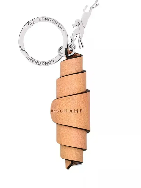 Longchamp Spiral-leather Keyring