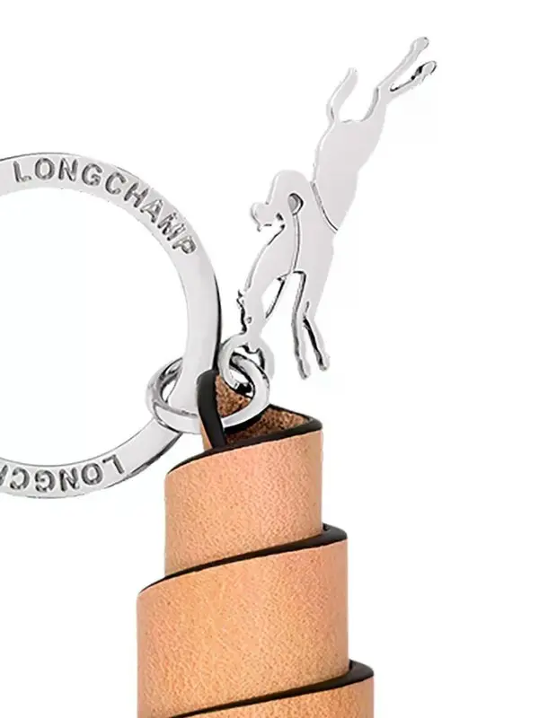 Longchamp Spiral-leather Keyring