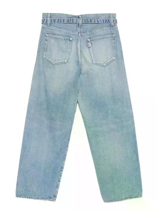 Sacai Belted-waist Jeans