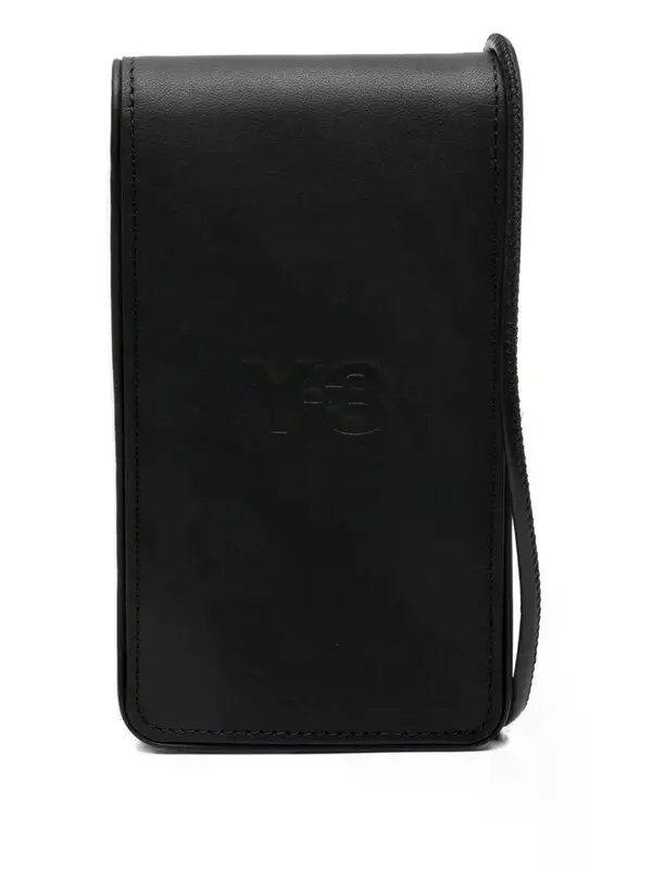 Y3 Embossed-logo Cardholder - Black