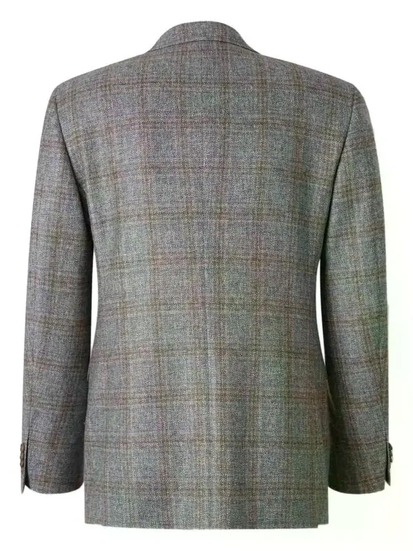 Canali Checked Single-breasted Blazer
