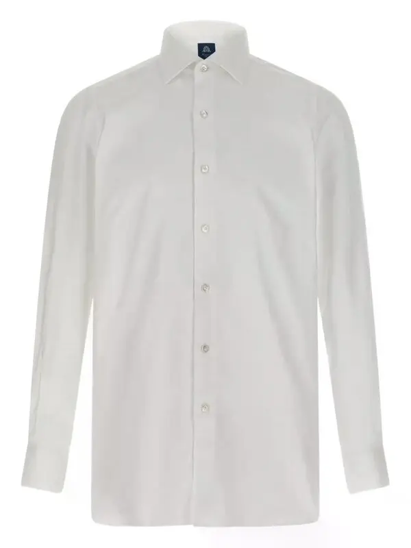 FINAMORE 1925 Button-cuffed Cotton Shirt - White