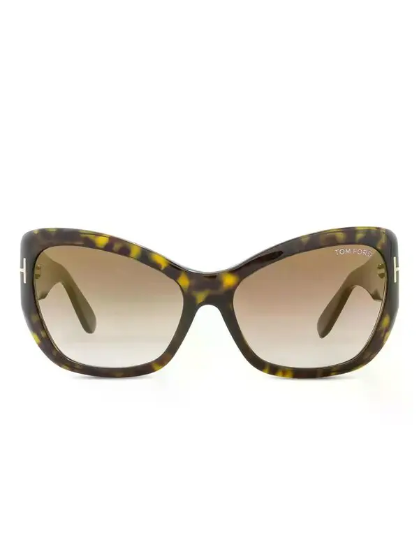 TOM FORD Cat-eye Full-rim Sunglasses - Brown