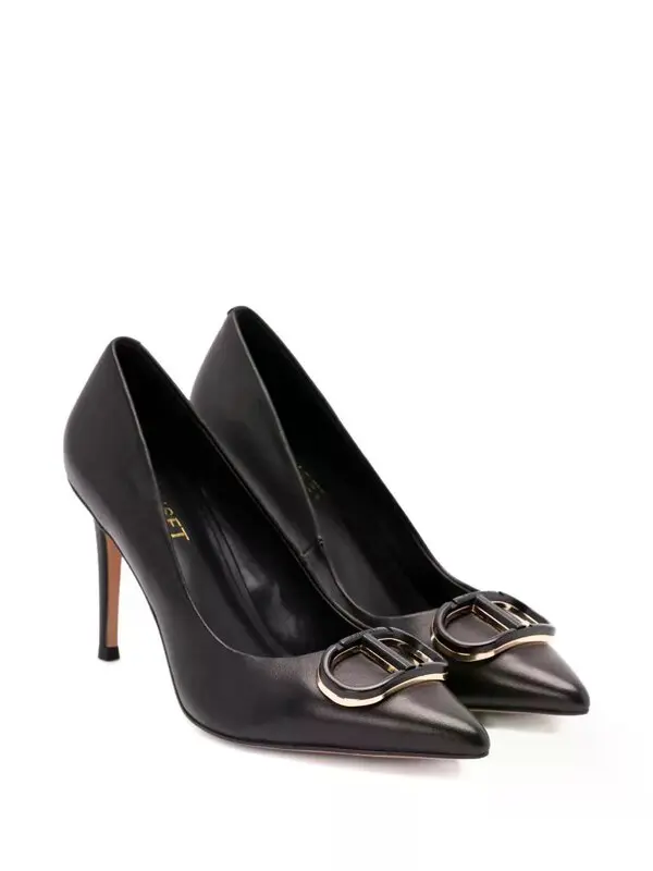 TWINSET 90mm Leather Pointed-toe Pumps