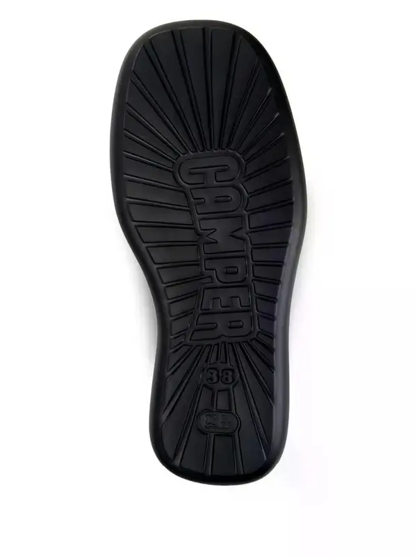 Camper Buckle-strap Leather Ballet Flats