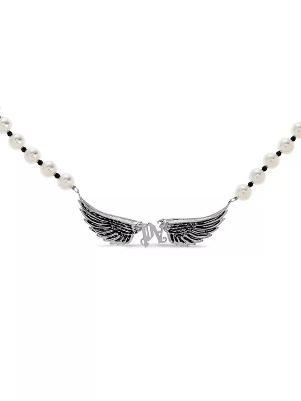 Palm Angels Wing Pendant Necklace