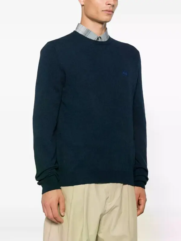 Loewe Logo-embroidered Crew-neck Sweater