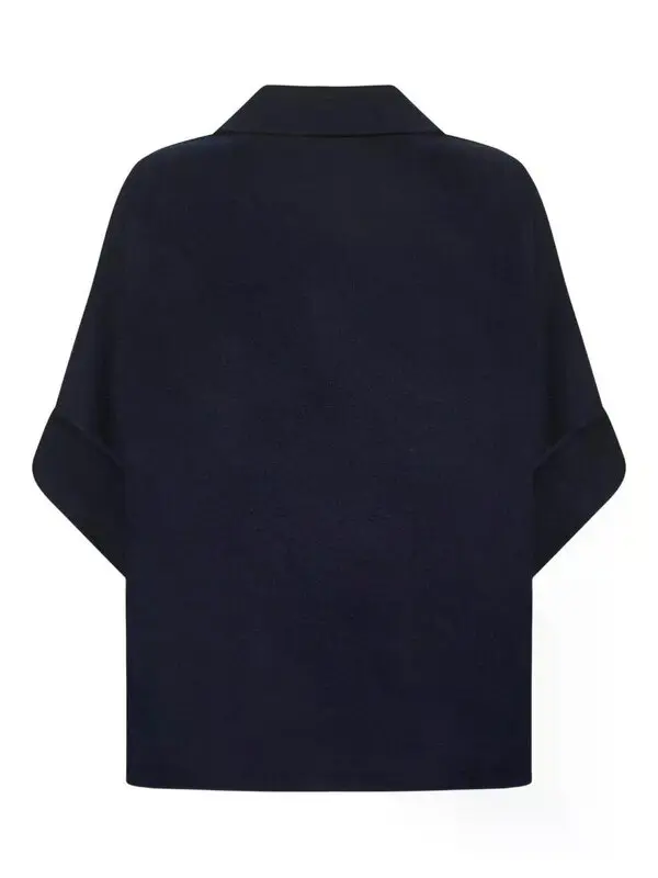 Max Mara Double-breasted Short-sleeve Coat