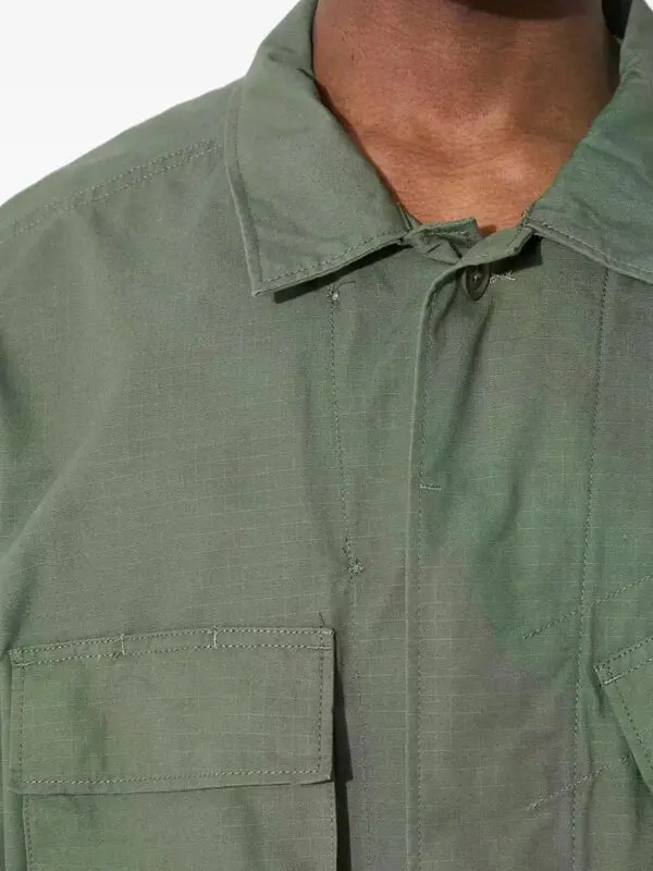 Engineered Garments Multi-pocket Shirt Jacket - Green