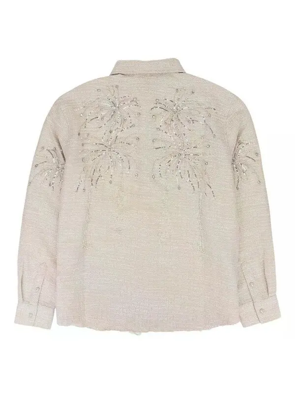 BIRTH OF ROYAL CHILD Beaded Fireworks Shirt