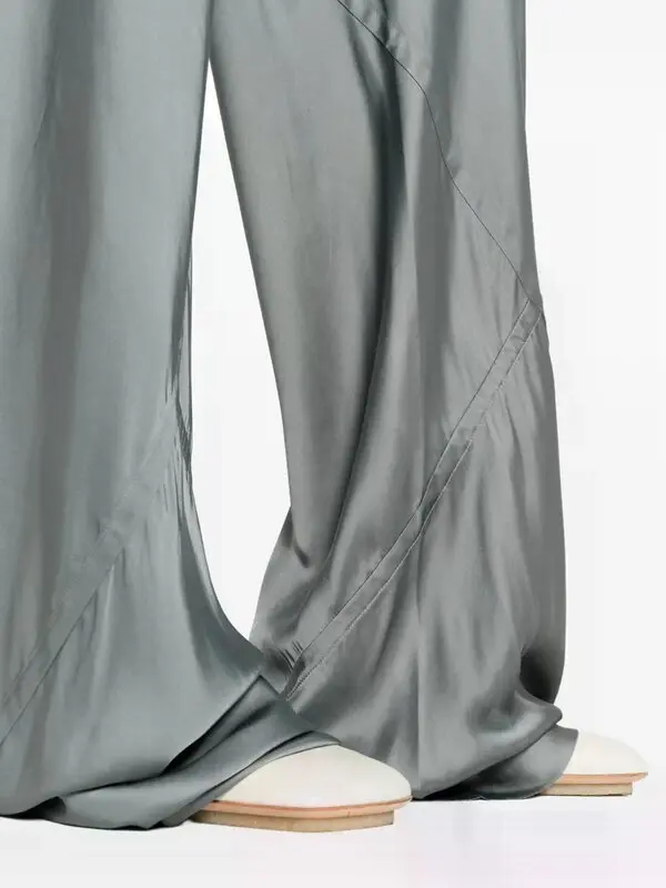 Rick Owens Drawstring Satin Trousers