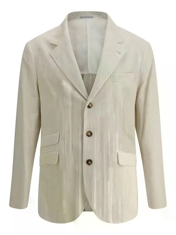 Brunello Cucinelli Ribbed Velvet Blazer