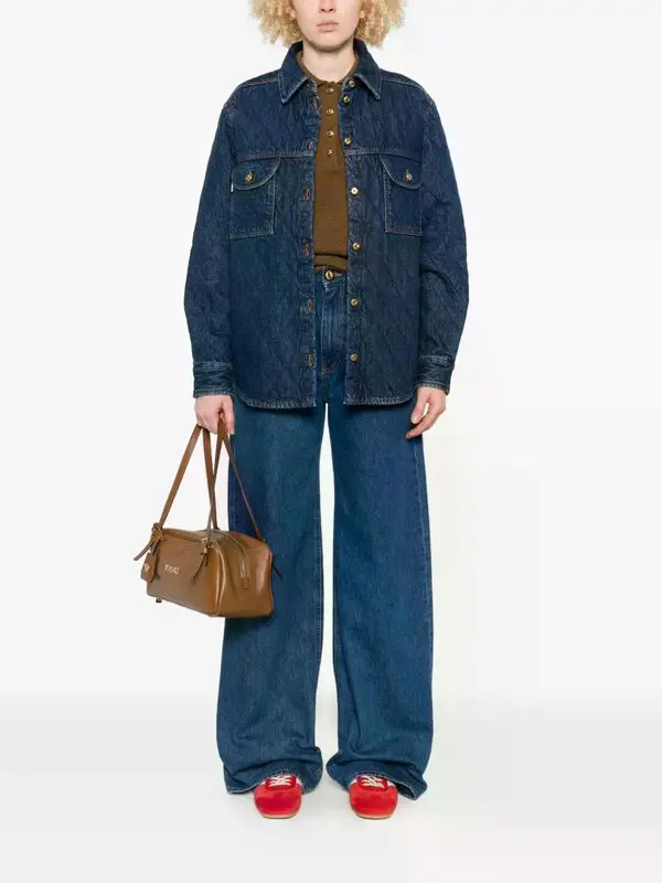 BLAZÉ MILANO Quilted Denim Shirt