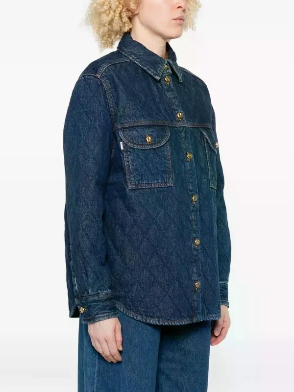 BLAZÉ MILANO Quilted Denim Shirt