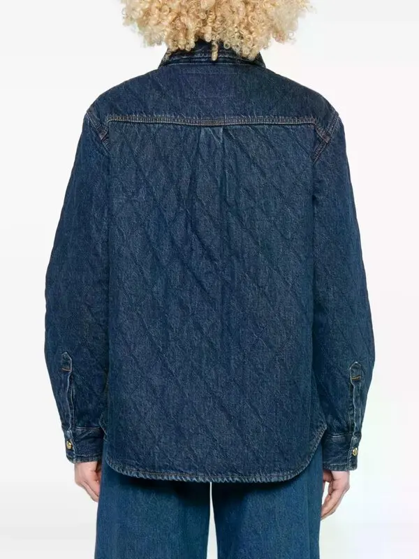 BLAZÉ MILANO Quilted Denim Shirt