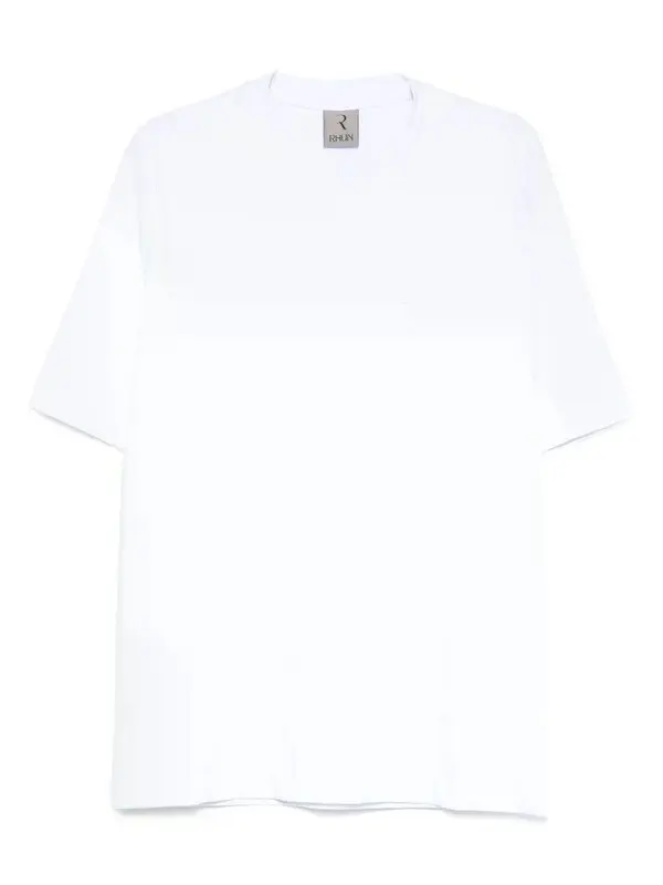 RHUN Embroidered-logo T-shirt - White