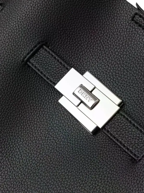 Dkny Clasp-fastening Tote Bag - Black
