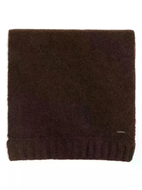 Dsquared2 Alpaca Scarf - Brown