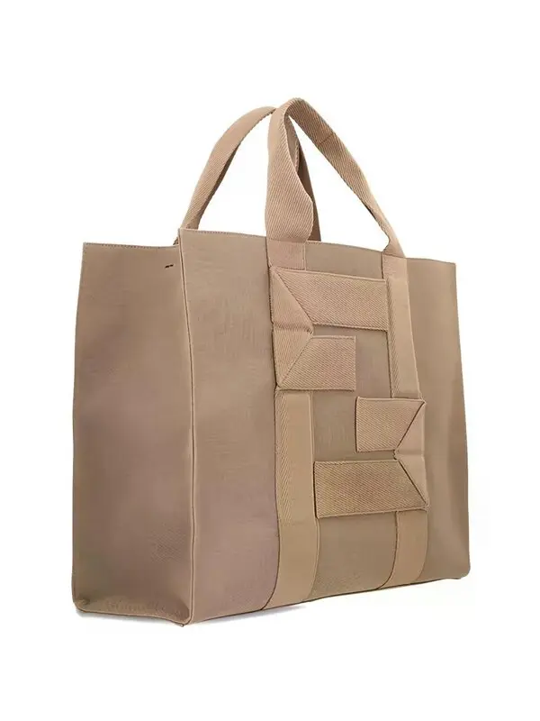 Fendi Logo Tote Bag - Brown